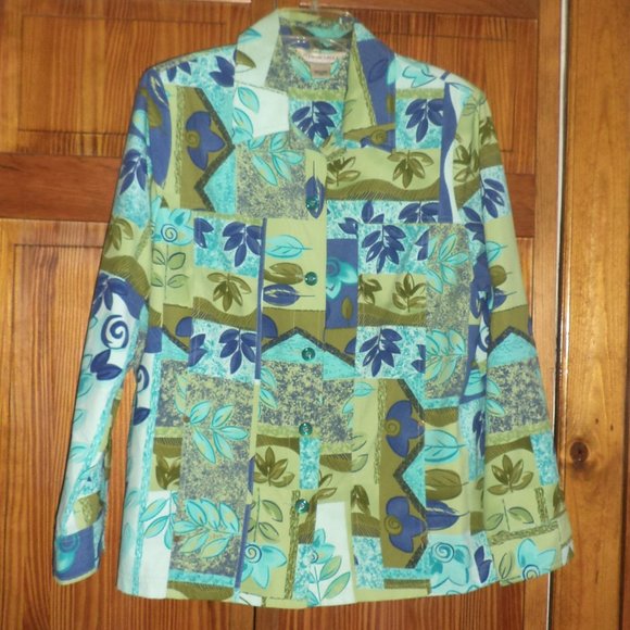 Allison Daley | Jackets & Coats | Allison Daley Multo Color Print ...